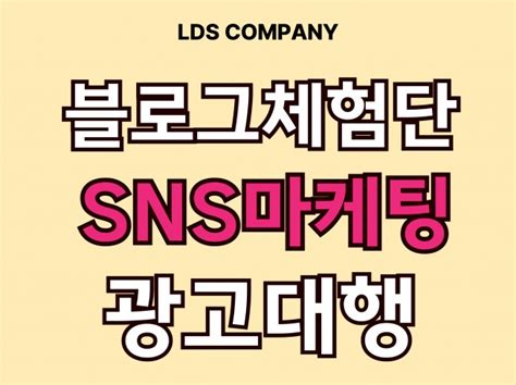 효과적인 블로그 체험단 기자단 인스타그램 Sns마케팅 크몽