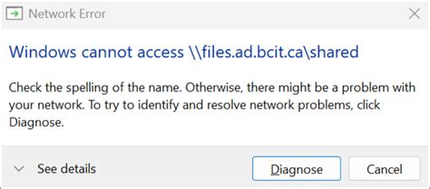 Mapping A Drive Letter To A Network Folder Bcit