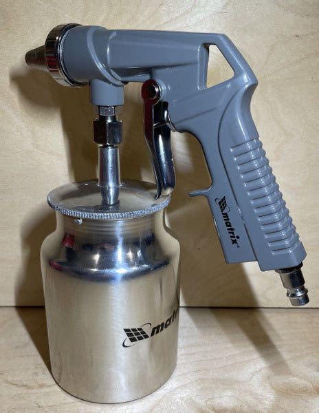 Пистолет пескоструйный с нижним бачком, пневматический, 1 л., 4 бар ...