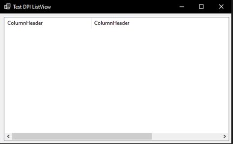 Winforms Highdpi Permonitorv2 Listview Columnheader Scales Wrong · Issue 5090 · Dotnetwinforms
