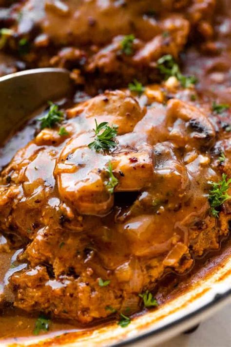 Salisbury Steak With Mushroom Gravy Diethood