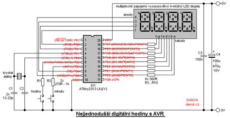 the simplest digital clock with avr