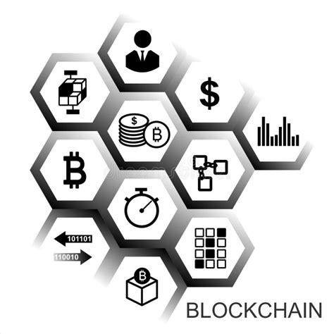 Vector Illustration Of Blockchain Concept Stock Vector Illustration