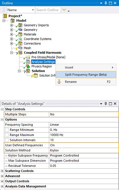 Chapter 10 Improving Harmonic Solutions Using Split Frequencies