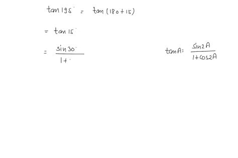 SOLVED Use A Sum Or Difference Formula To Find The Exact Value Of The Given Trigonometric