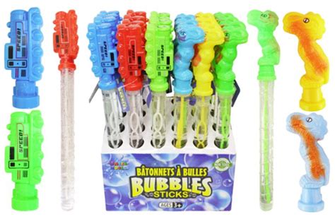 Diamond Visions 60 90147 Bubble Wand Stick With Either A Train Or A Dinosaur At Sutherlands