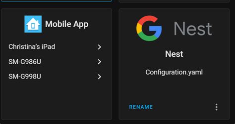 Nest Integration Not Showing Entities Configuration Home Assistant Community