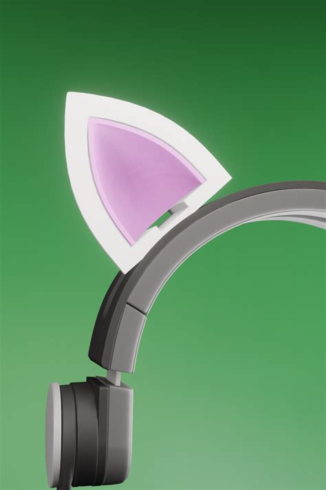 Stl File Cat Ears 2 Colors For Headphones・3d Printer Design To Download・cults