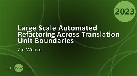 Large Scale Automated Refactoring Across Translation Unit Boundaries In
