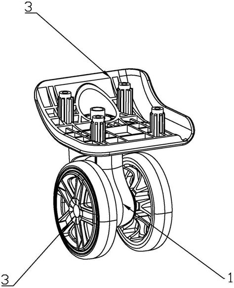 一种万向脚轮的制作方法