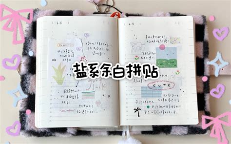 奕盐系手帐Vol 76余白a6 沉浸式拼贴 盐系真的好治愈 奕颗星 奕颗星 哔哩哔哩视频