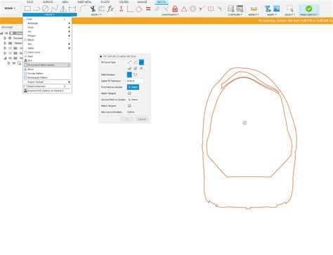 convert mesh section sketch to solid sketch software langmuir