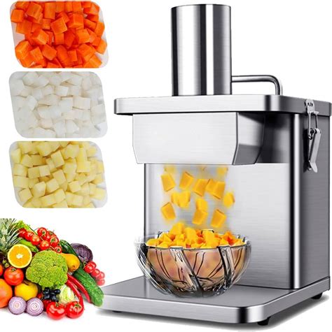 Commercial Machine Electric Vegetable Dicer 250w Commercial