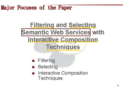 Filtering Selecting Semantic Web Services With Interactive Composition