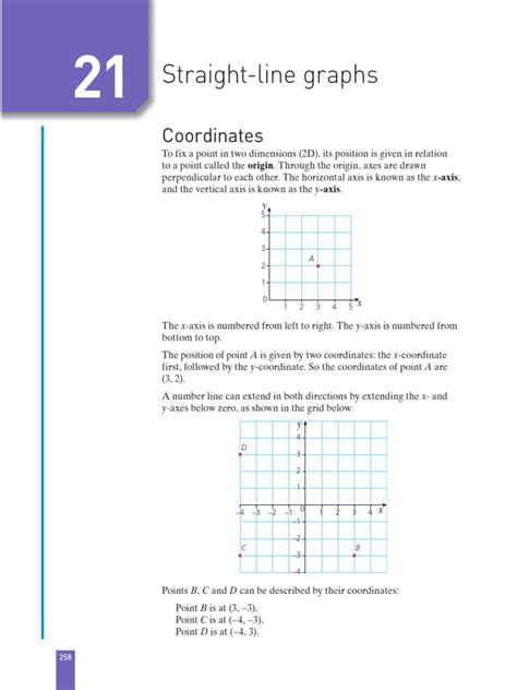 Straight Line Graphs Pdf Cartesian Coordinate System Slope