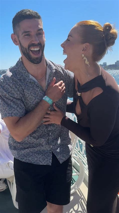 Married At First Sights Ryan Donnelly Cosies Up With Uk Bride Polly Sellman At Seadeck Summer