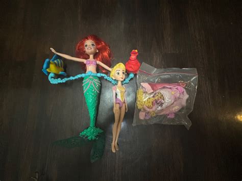 Disney Ariel And Rapunzel Hobbies And Toys Toys And Games On Carousell