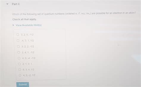 solved to learn the restrictions on each quantum number