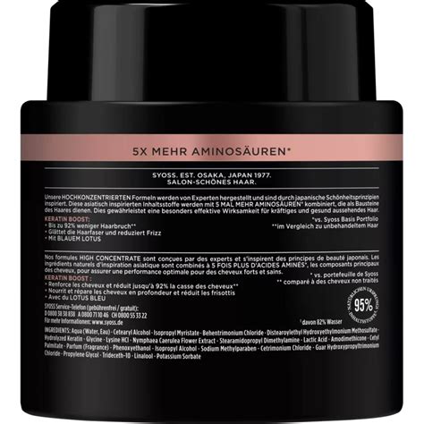 Syoss Haarbehandeling 4in1 Keratine Boost 500 Ml