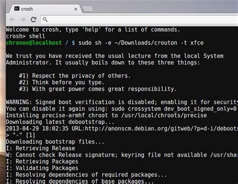 Installer Linux Ubuntu Sur Votre Chromebook Avec Crouton