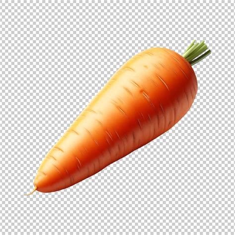 신선한 당근 ⁇ 어리 고립 투명한 배경 위쪽 뷰 Png Ai 생성 프리미엄 Psd 파일