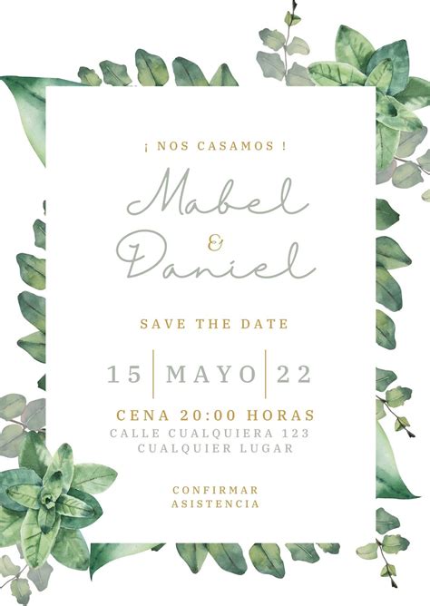 Plantillas Boda Civil Gratis Y Editables Canva