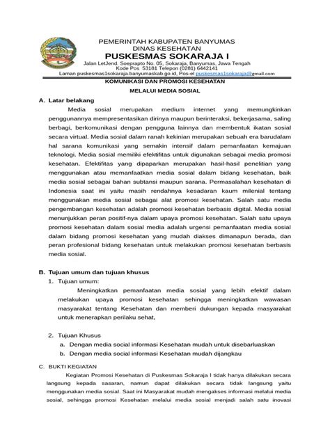 Komunikasi Kesehatan Melalui Saluran Media Sosial Dengan Menggunakan Pendekatan Ilmu Perilaku