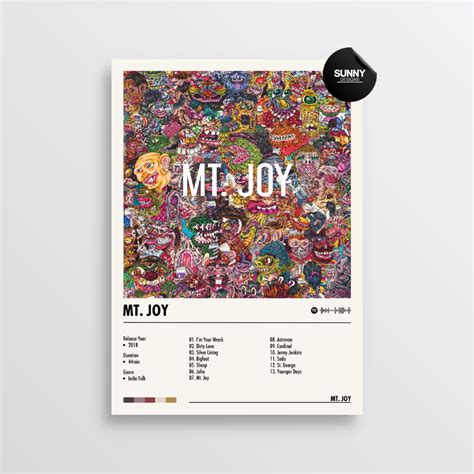 Mt Joy Mt Joy Album Cover Poster Sunny Designs Posters