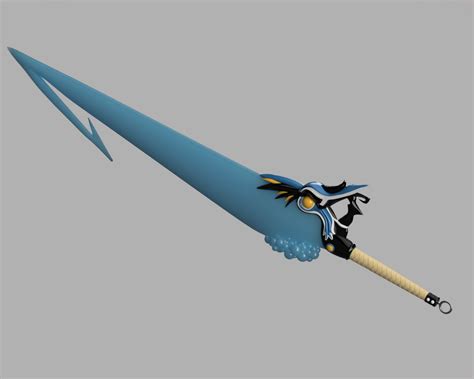 Final Fantasy X Brotherhood Sword 45 Long 3d Model Stl File For Cosp
