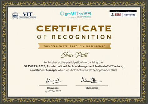 sharv patil on linkedin gravitas23 leadership teamwork certificate techfest