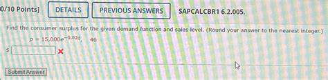 Solved Points SAPCALCBR Find The Consumer Chegg Com