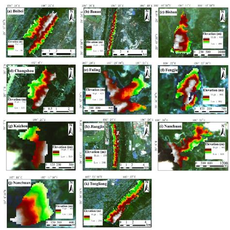 Elevation Of Each Forest Fire Area In Chongqing Download Scientific