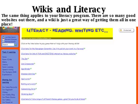 Wikispaces In The Classroom Pps