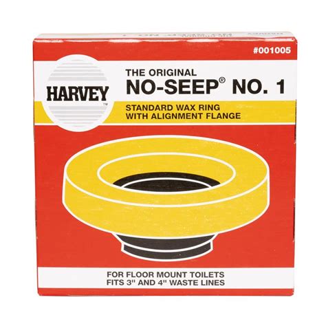 Oatey 001005 24 Harveys No Seep Wax Ring Polyethylenew