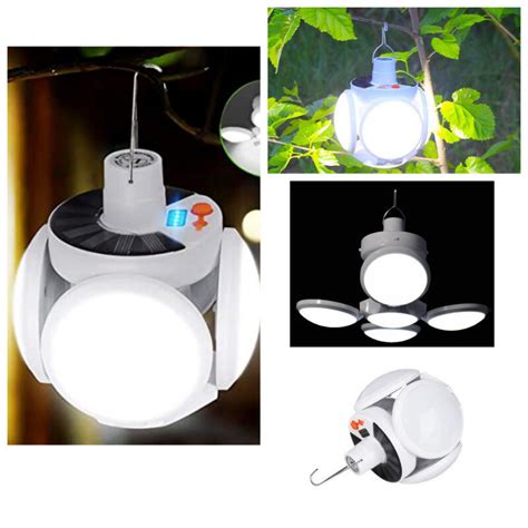 Ліхтар світлодіодний підвісний акумуляторний на сонячній батареї Jd 2029 5 Вт розкладна лампа