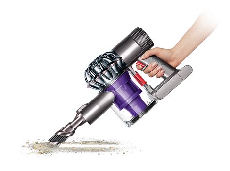Customer Reviews Dyson V6 Trigger Bagless Cordless Handheld Vacuum Nickel Purple 204720 01