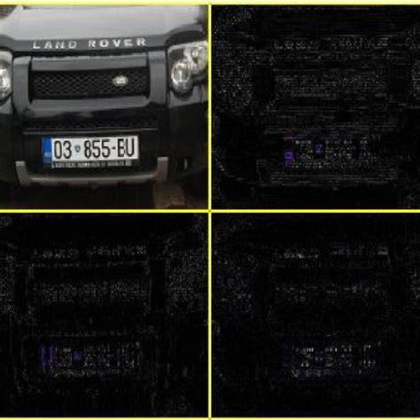 License Plate Segmentation A The Input Image B Segmentation Download Scientific Diagram