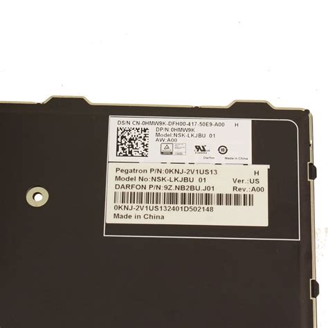 Hmw9k Backlit Keyboard Replacement For Dell Latitude 5430 7330 Rugged 14