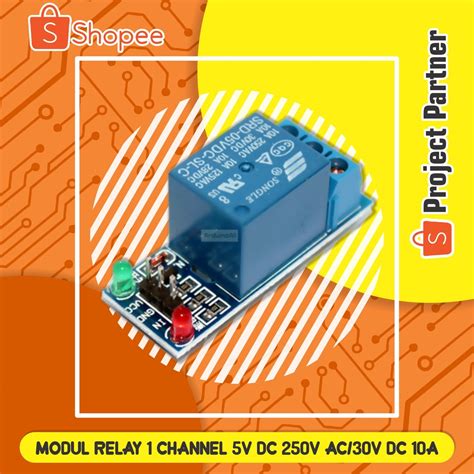 Jual Relay Channel Module V DC Output V AC V DC A Arduino Shopee Indonesia