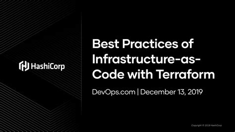 Best Practices Of Infrastructure As Code With Terraform Ppt