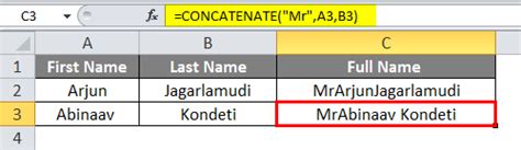 Concatenation In Excel How To Use Concatenation Formula