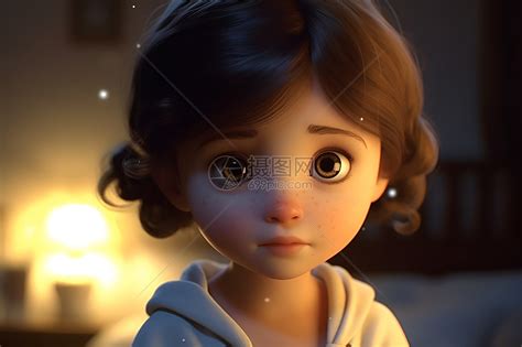 纯真眼神插画图片下载 正版图片600886061 摄图网