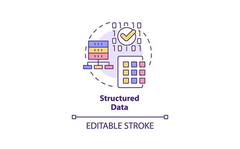 Structured Data Concept Icon 267750 Templatemonster