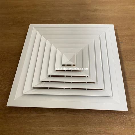 Hvac Air Intake Louver Vent Cover Square Ceiling Diffuser Square