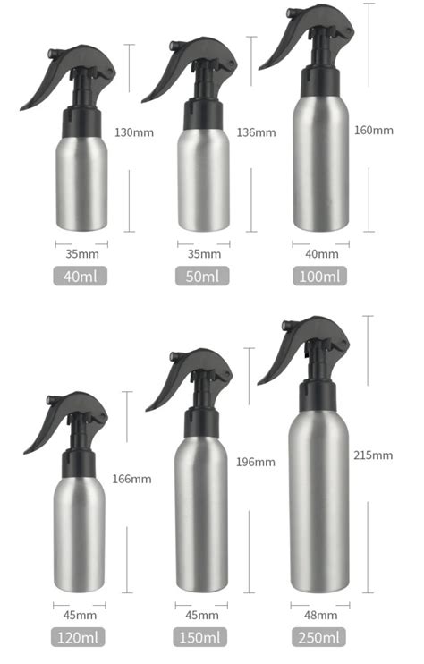 30ml 50ml 알루미늄 무광택 블랙 스프레이 병 의 고품질 30ml 50ml 알루미늄 무광택 블랙 스프레이 병