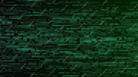 Premium Photo Digital Background Green Matrix Coding Or Hacking Concept Abstract Data Concept