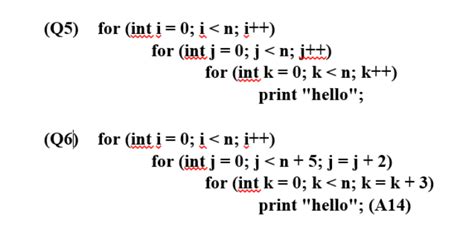 Solved Q5 For Int I 0 I