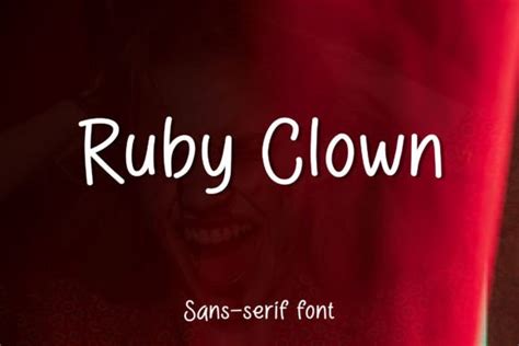 Ruby Clown Font Font Canyon