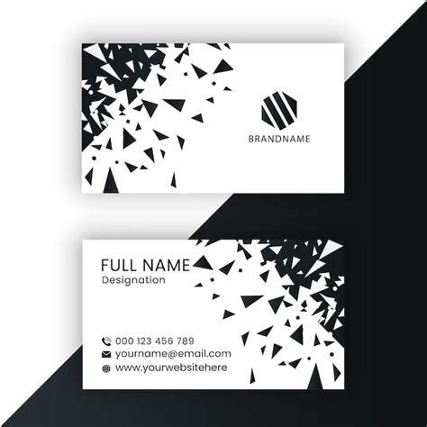 Premium Vector Professional Branding Cards Elevate Your Business Presence