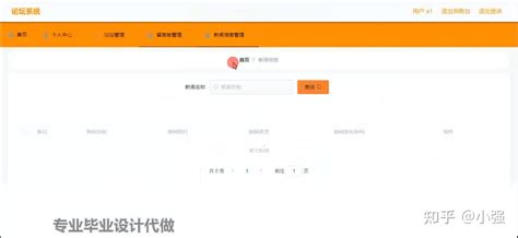 基于springboot的论坛系统 毕业设计 springboot vue mysql 知乎